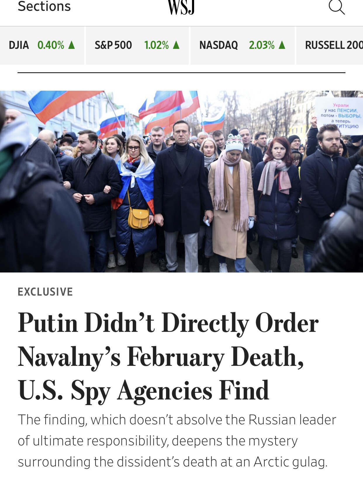 The “Intelligence Community” made a new finding | White House & Policy ...