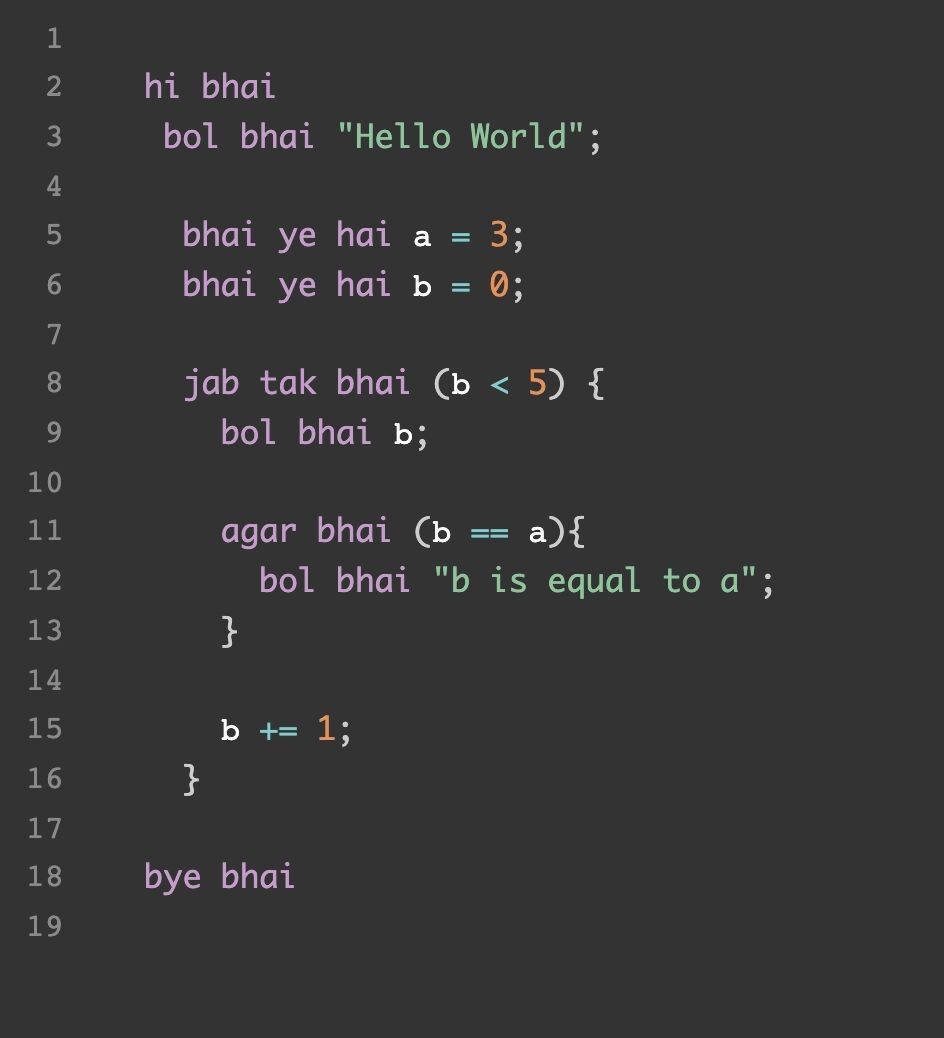 Have you tried the bhai lang? - Blind