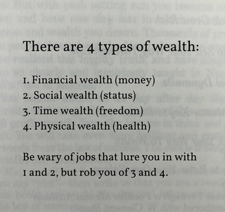 4 types of wealth - Blind