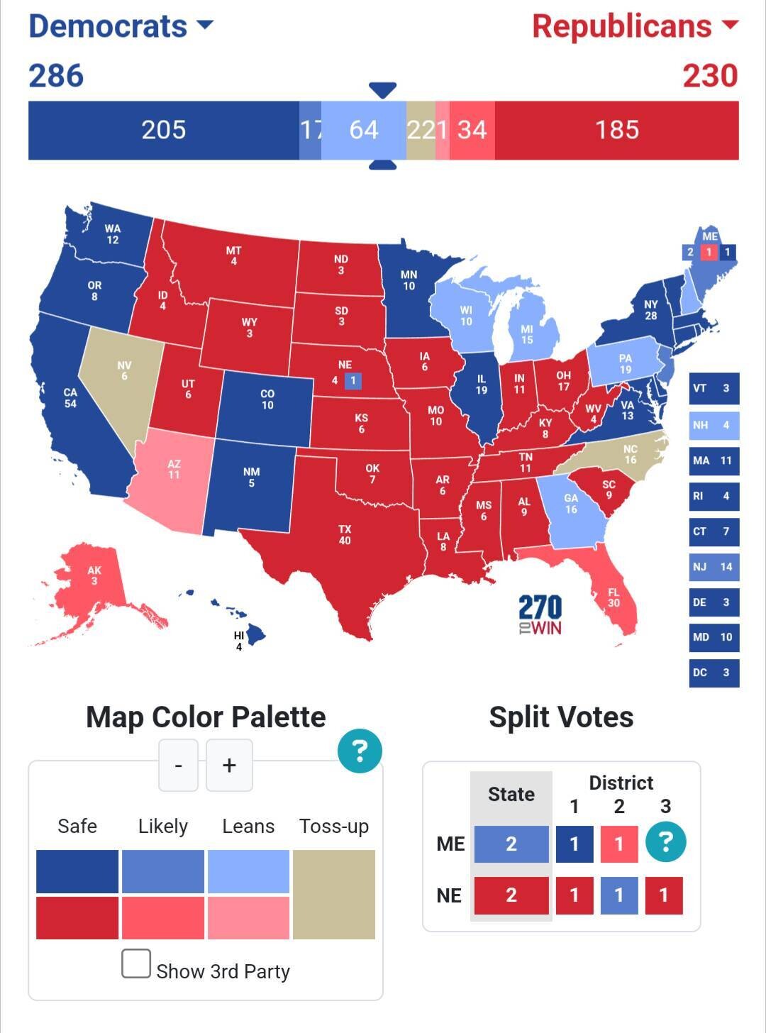 2024 Presidential Map State Predictions | 2024 Presidential Election ...