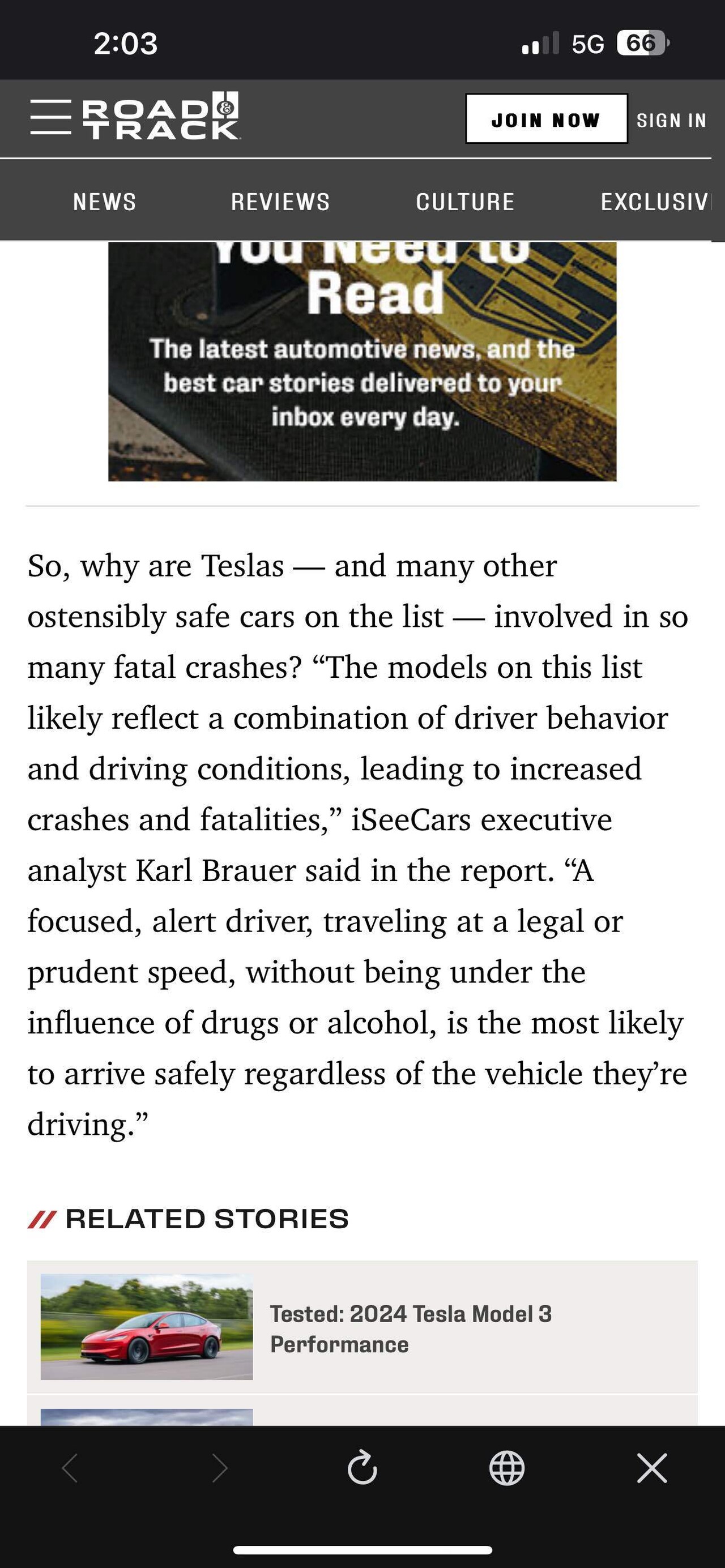 Tesla Has the Highest Fatal Accident Rate of All Auto Brands, Study ...