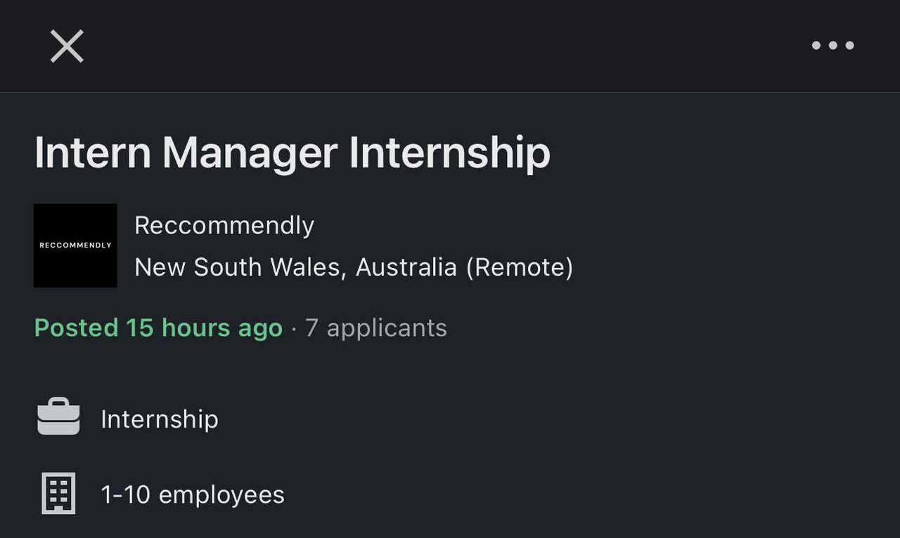 “intern manager internship” | Tech Industry - Blind