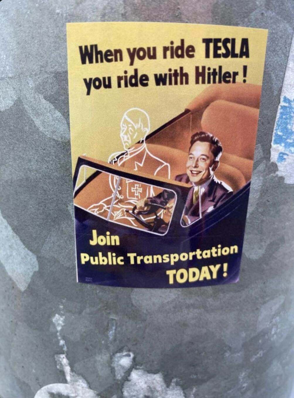 When you ride Tesla, you ride with Hitler | White House & Policy - Blind
