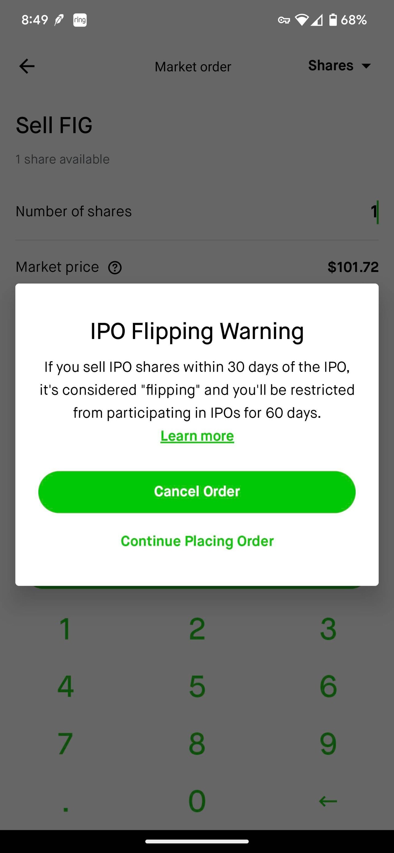 Fig- IPO flipping | Stocks & Investments - Blind