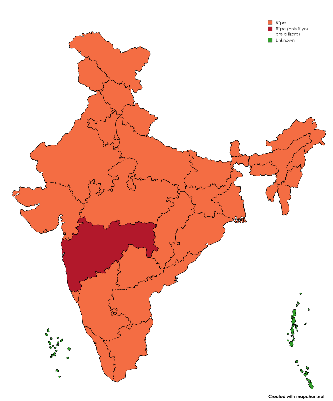 What does this map mean? | India - Blind