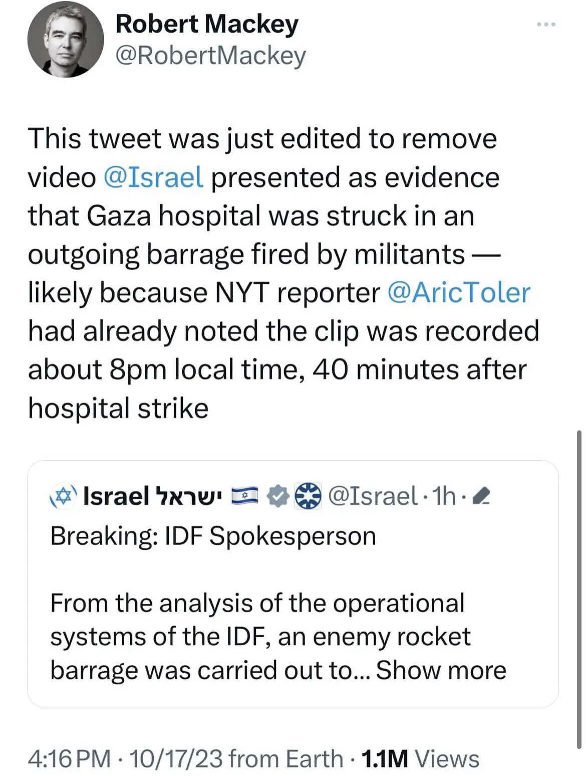 Israeli Hasbara failure… | Misc. - Blind