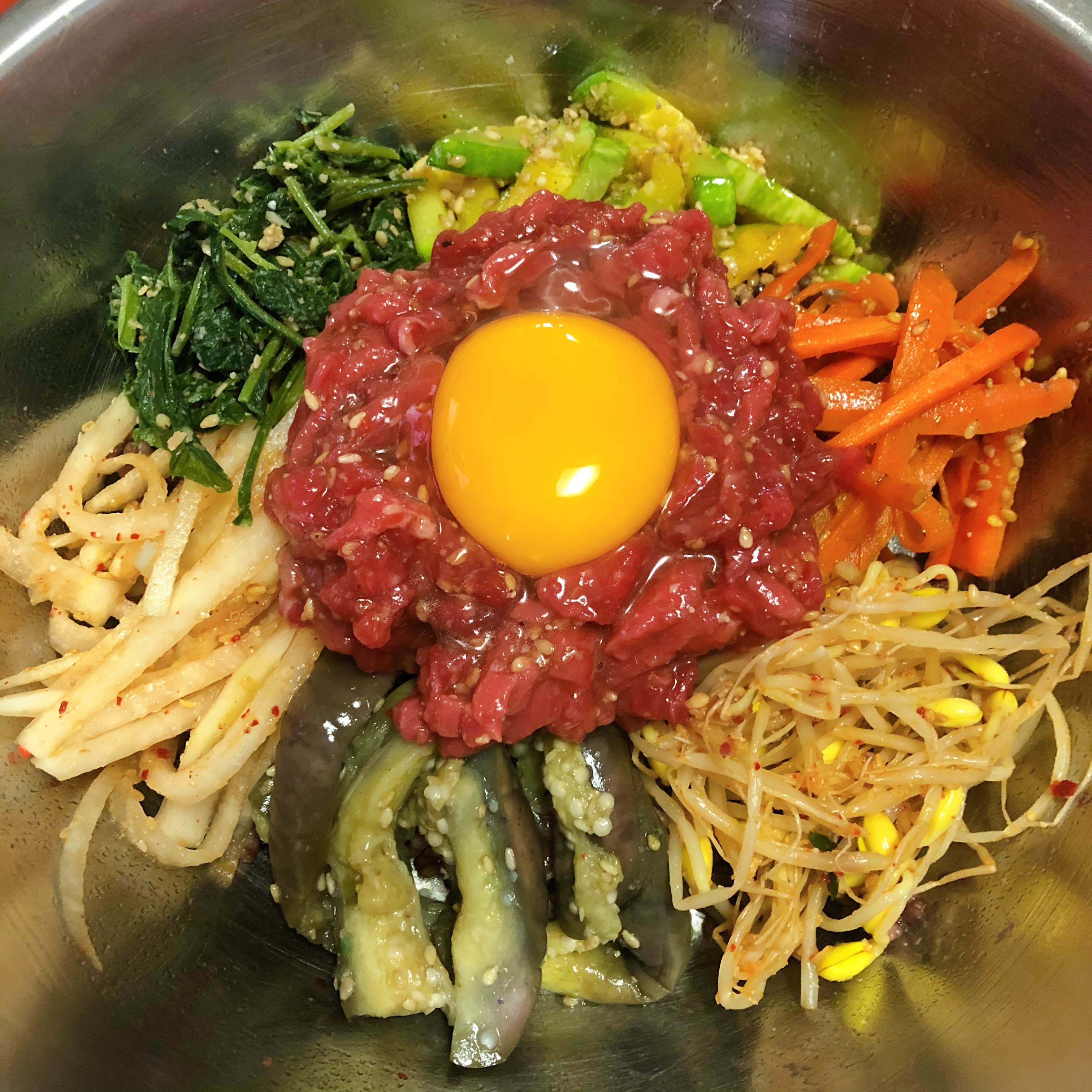 블라인드 | 여행·먹방: 육회비빔밥 완성!