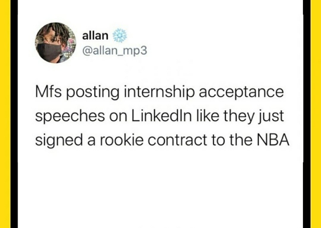 Just a Linkedin meme. | Misc. - Blind