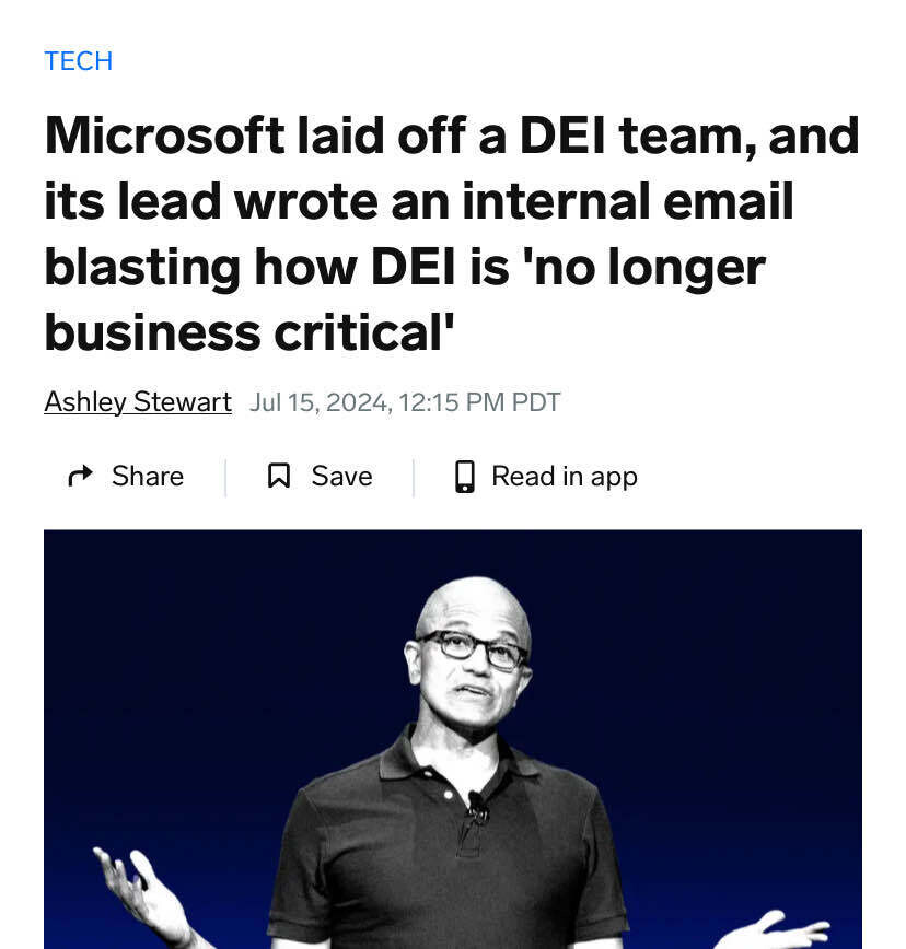 RIP DEI? | Tech Industry - Blind