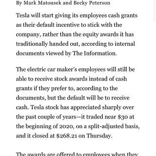 Tesla Changes Compensation Model For Employees - Blind