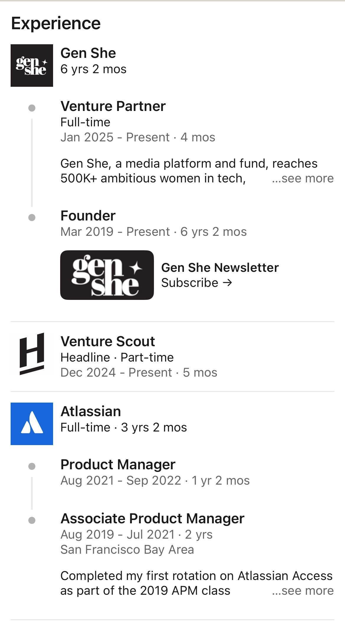 Former Atlassian PM turned venture partner | Tech Industry - Blind