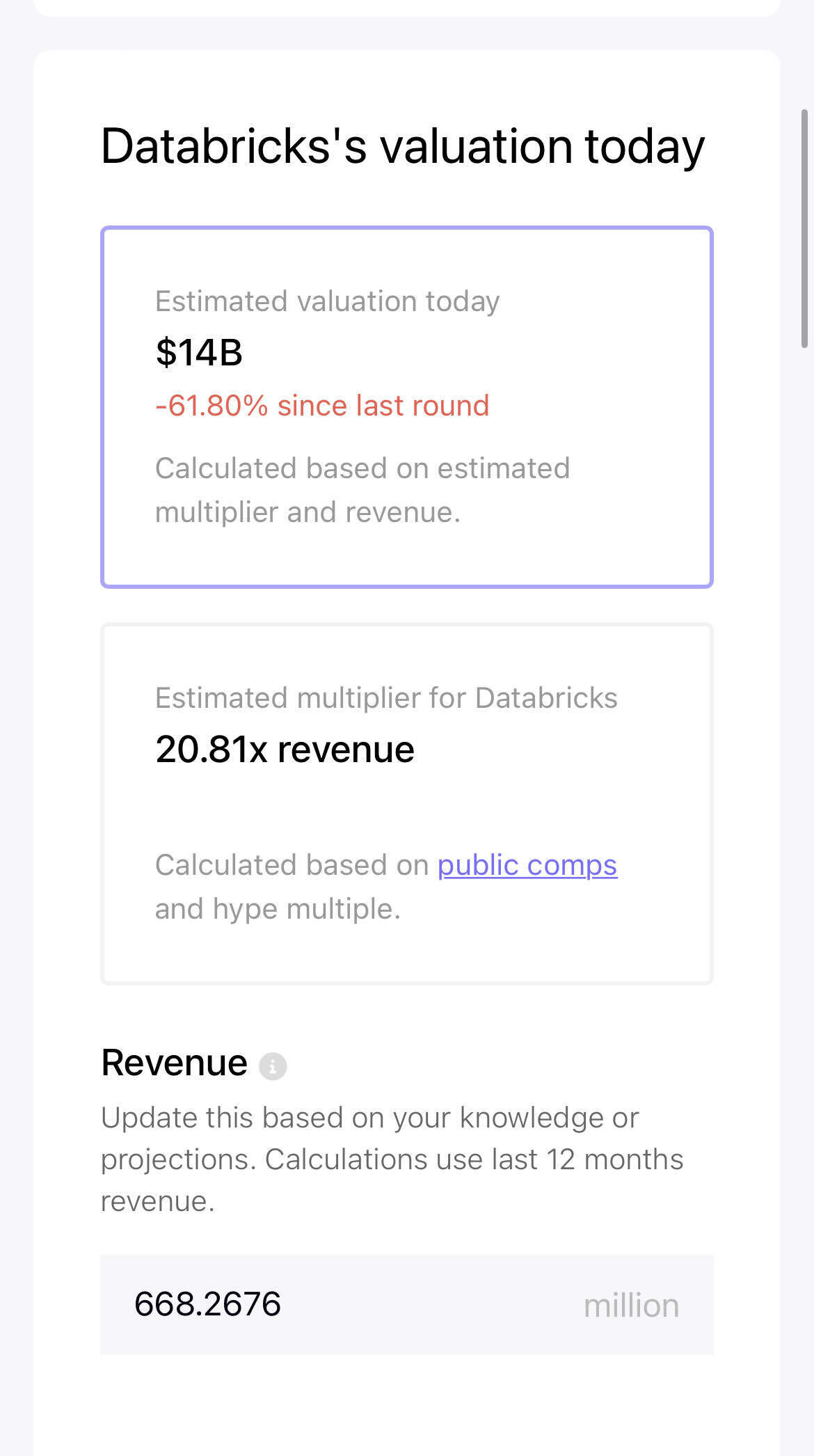 How inflated is Databricks' internal valuation | Tech Industry - Blind