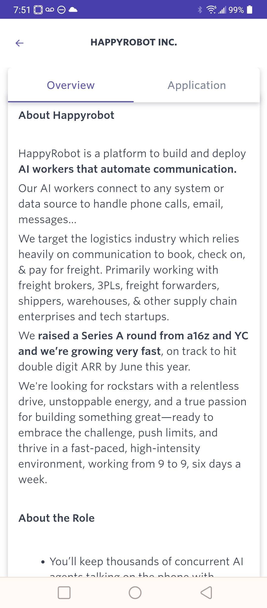 Happyrobot wants 9-9-6 workers for AI startup | Software Engineering Career - Blind