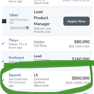 Openai pays 800k to L5 levels - Blind