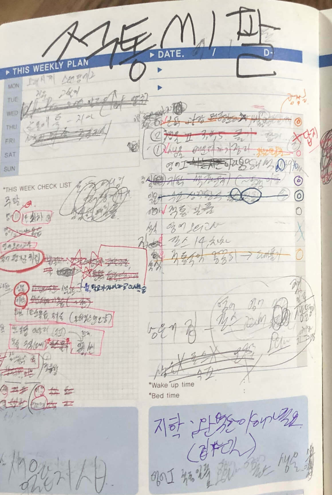 블라인드 | 블라블라: 손글씨 자랑하기