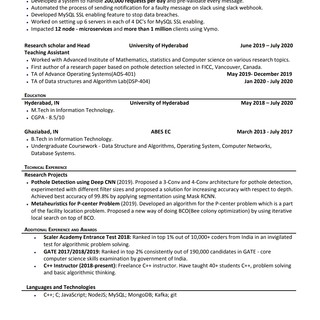 Can you review my resume ? | Resume Review - Blind